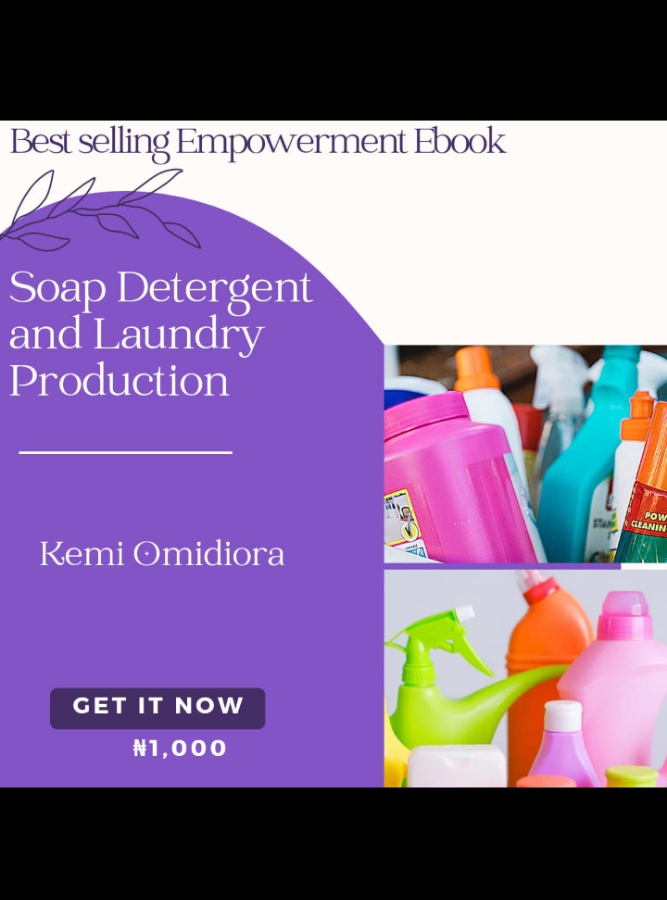 Soap, detergent and laundry soap production e book - Selstack