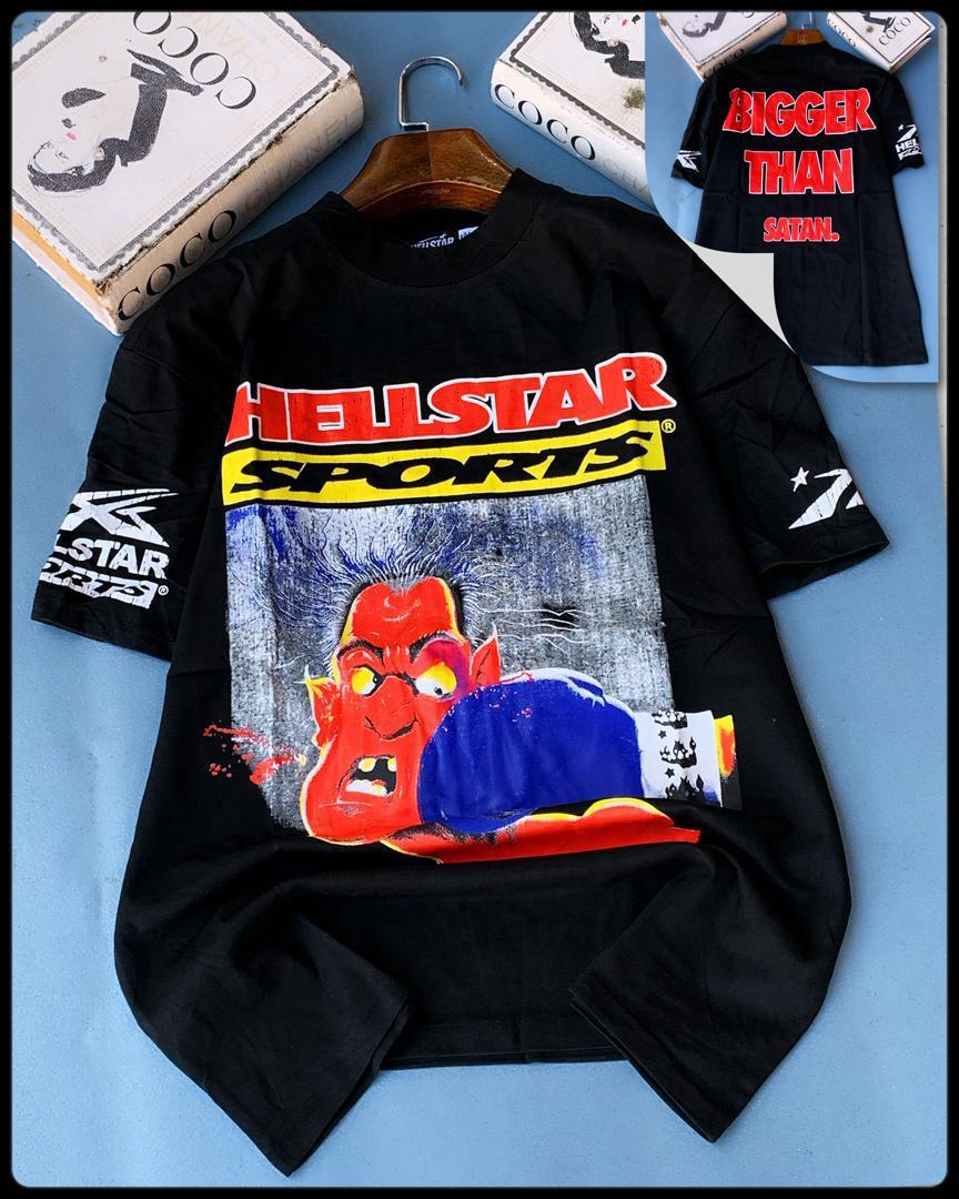 Unleash Your Edge: Hellstar Sports "Bigger Than Satan" Tee - Selstack